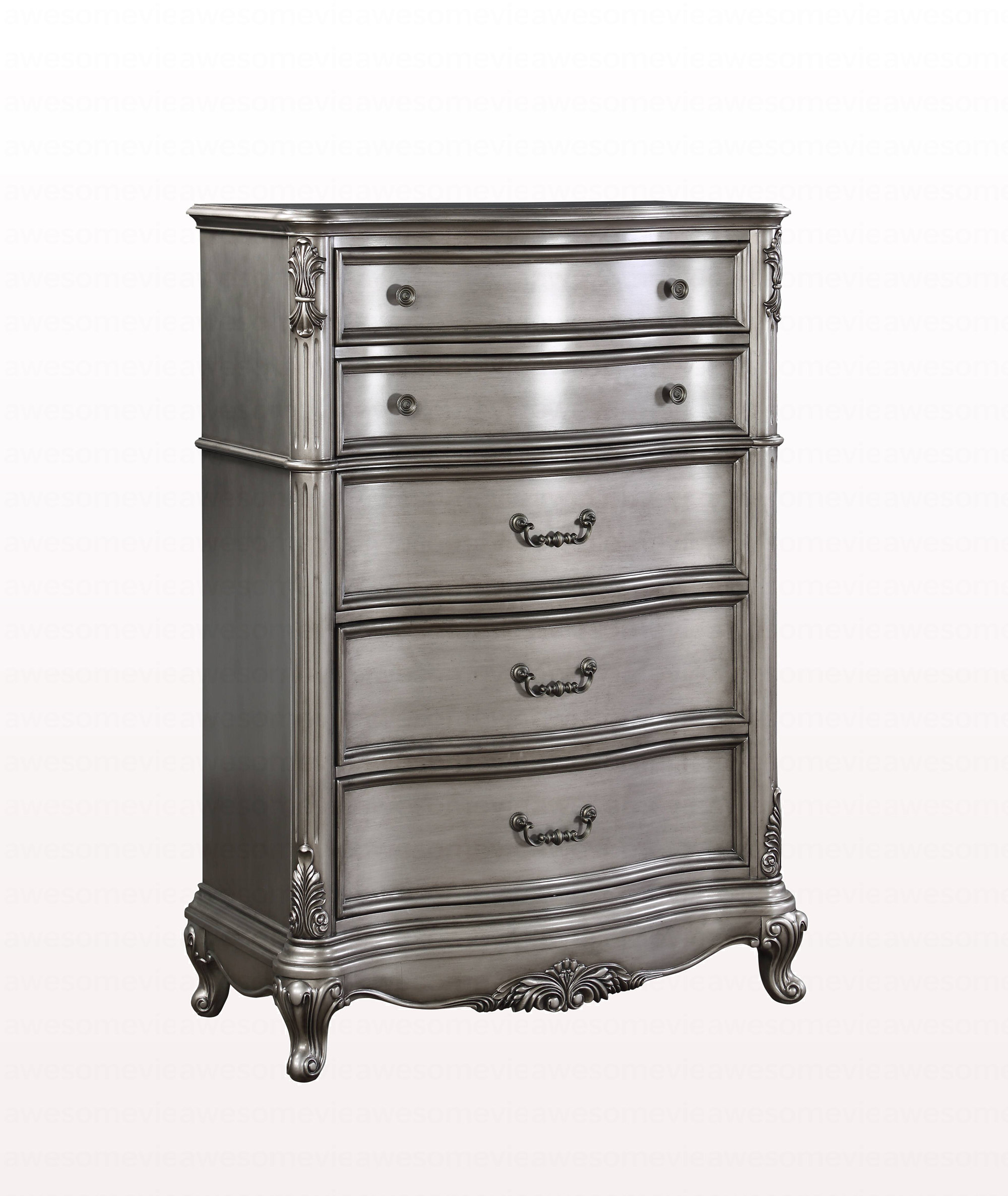 Astoria Grand Modern Antique Platinum Finish Chest - Wayfair Canada