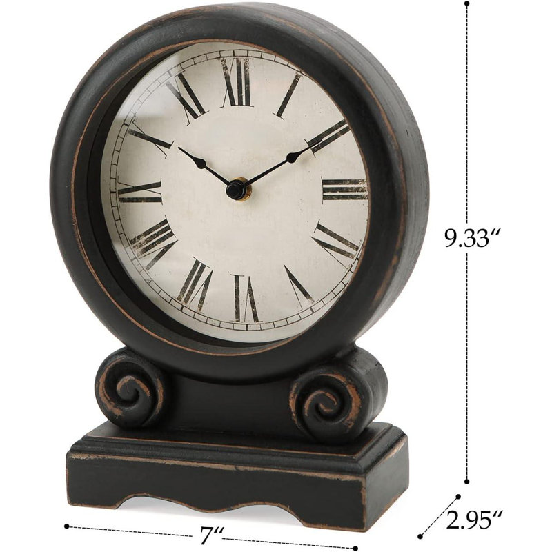 silent mantel clock