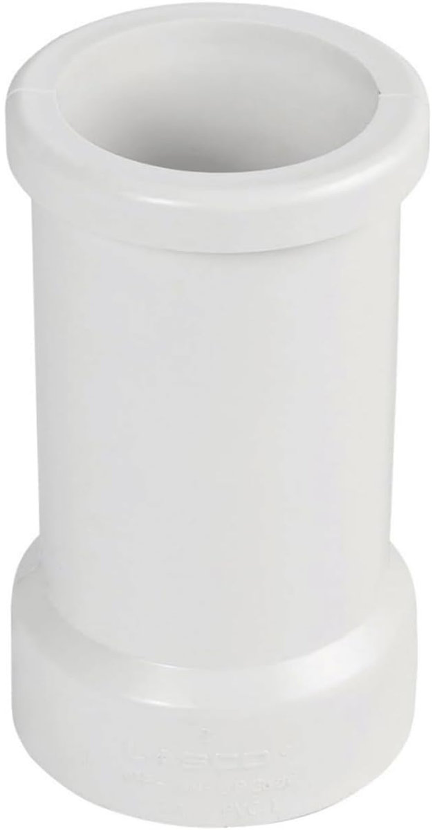 Supply Giant 3 in. White PVC DWV Hub Adapter, Cast Iron Hub x DWV ...