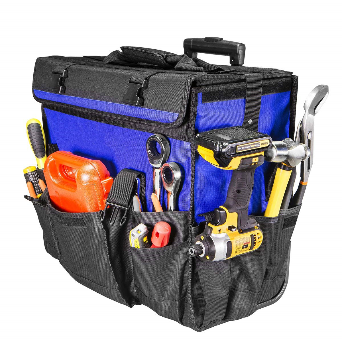 Arlmont & Co. 20-Inch Rolling Tool Bag 20" Heavy Duty Portable Tool ...