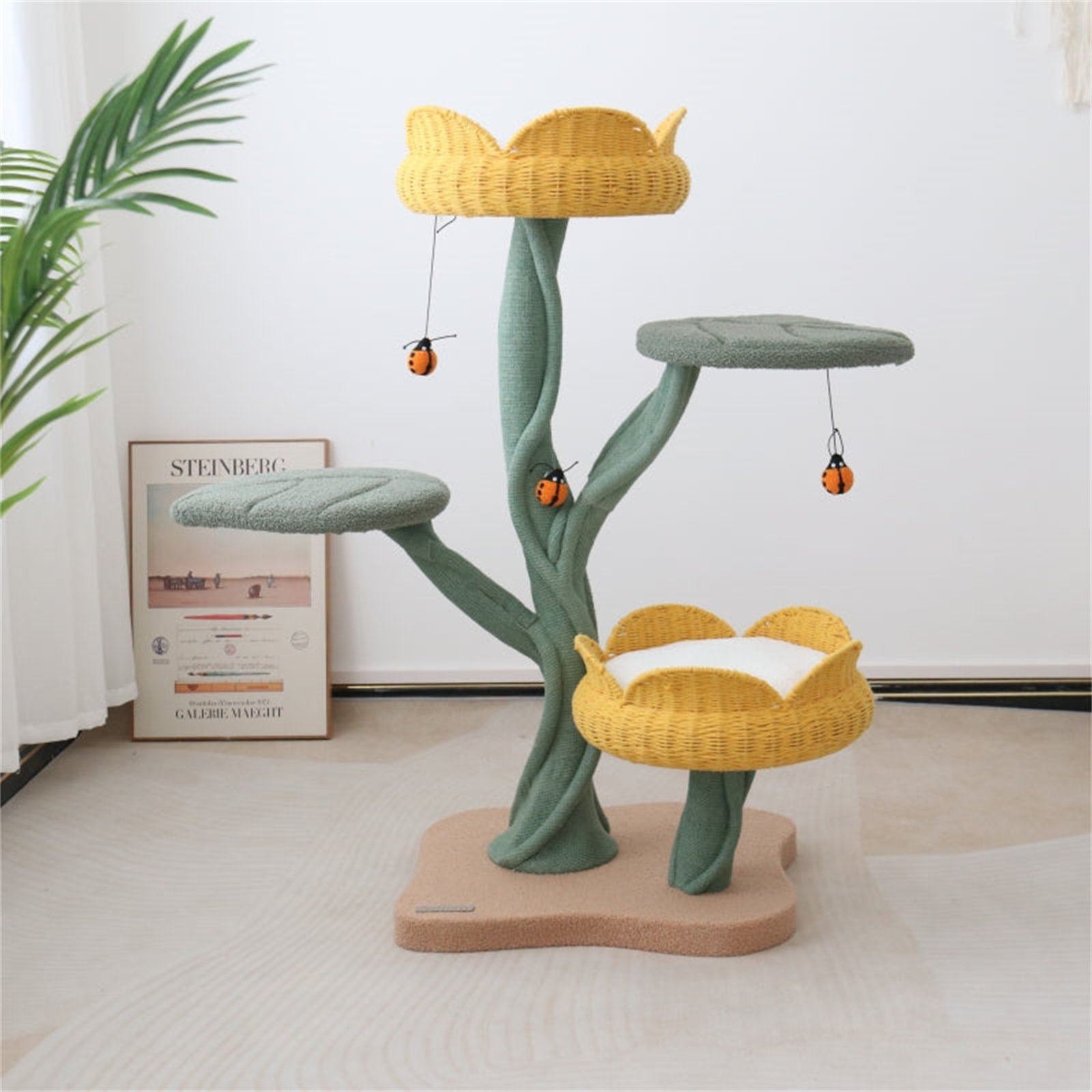 Tucker Murphy Pet™ Everhard Tulip Cat Tree with Cat Scratching Posts ...