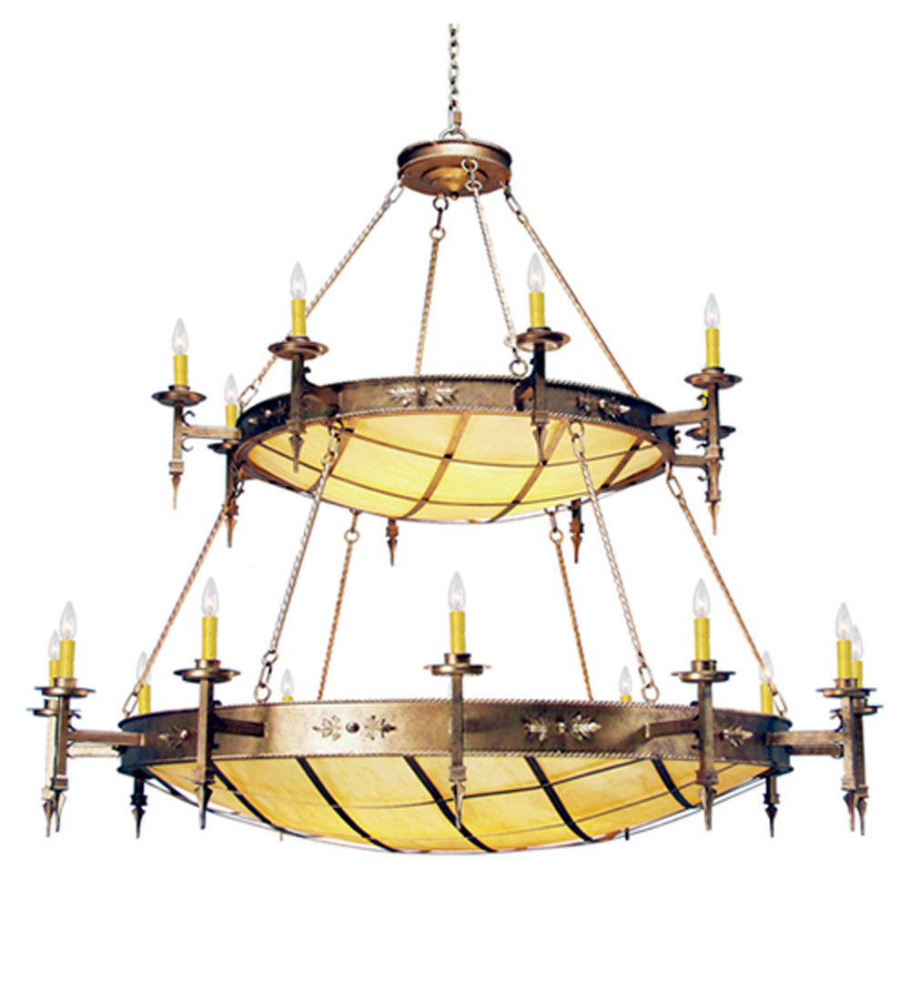Meyda Lighting Valencia 72" W Two Tier Chandelier - Wayfair Canada