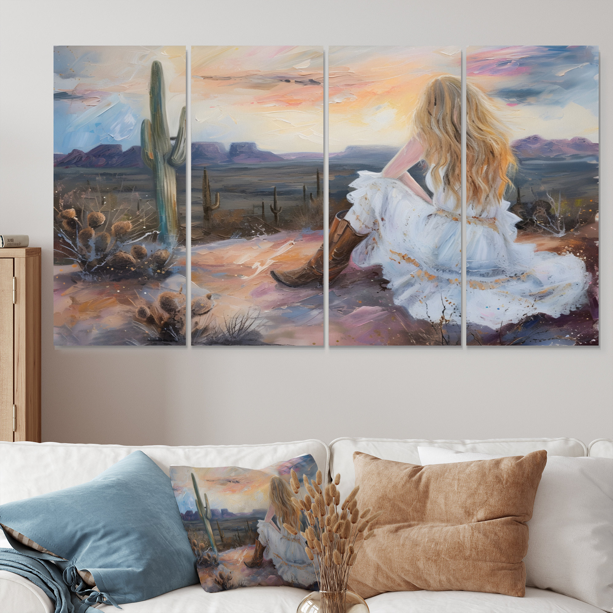 Lark Manor™ Square Dancing Cowgirls In Austin Texas II - Cowgirls Wall ...