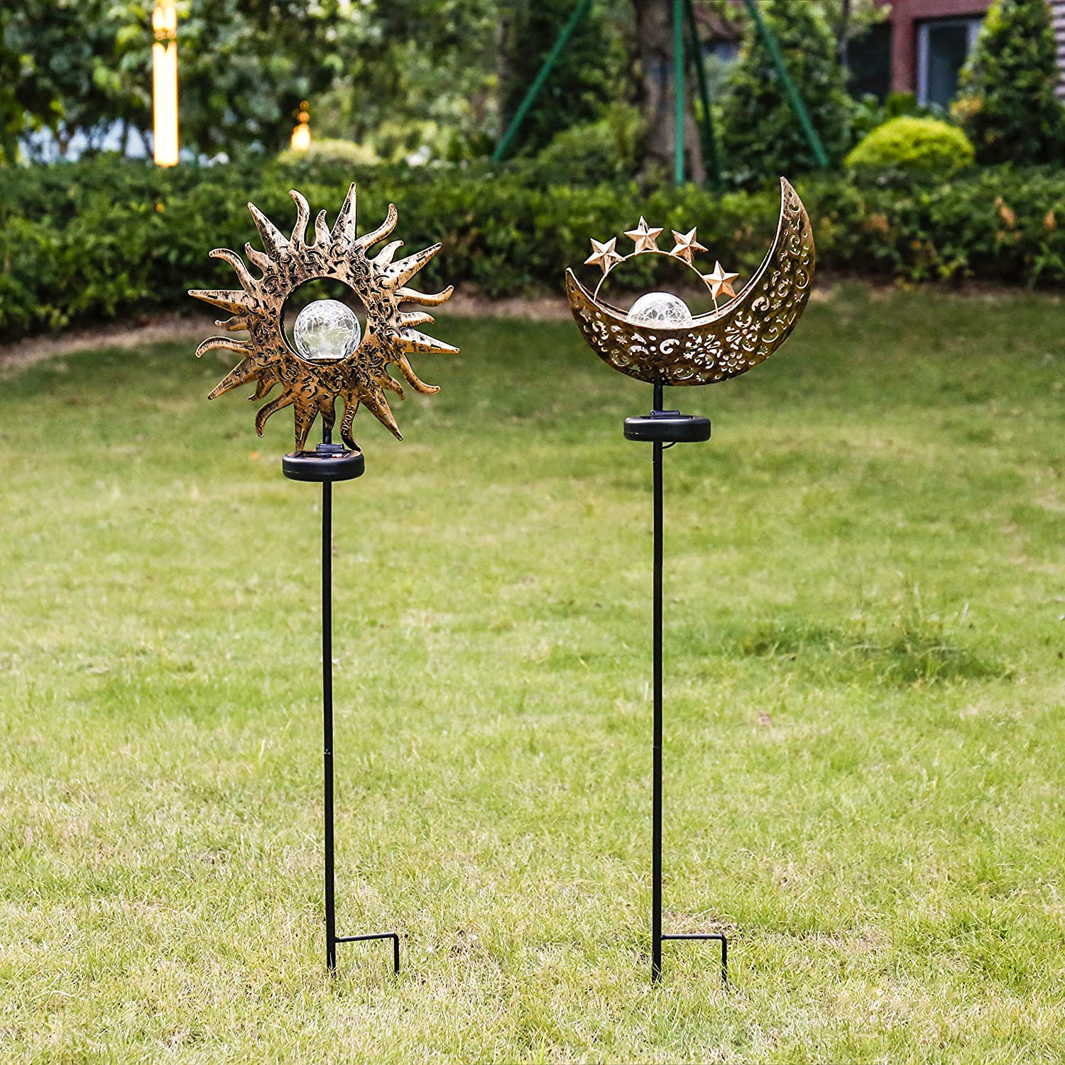 QIANXING Solar Powered Lawn Ornament | Wayfair