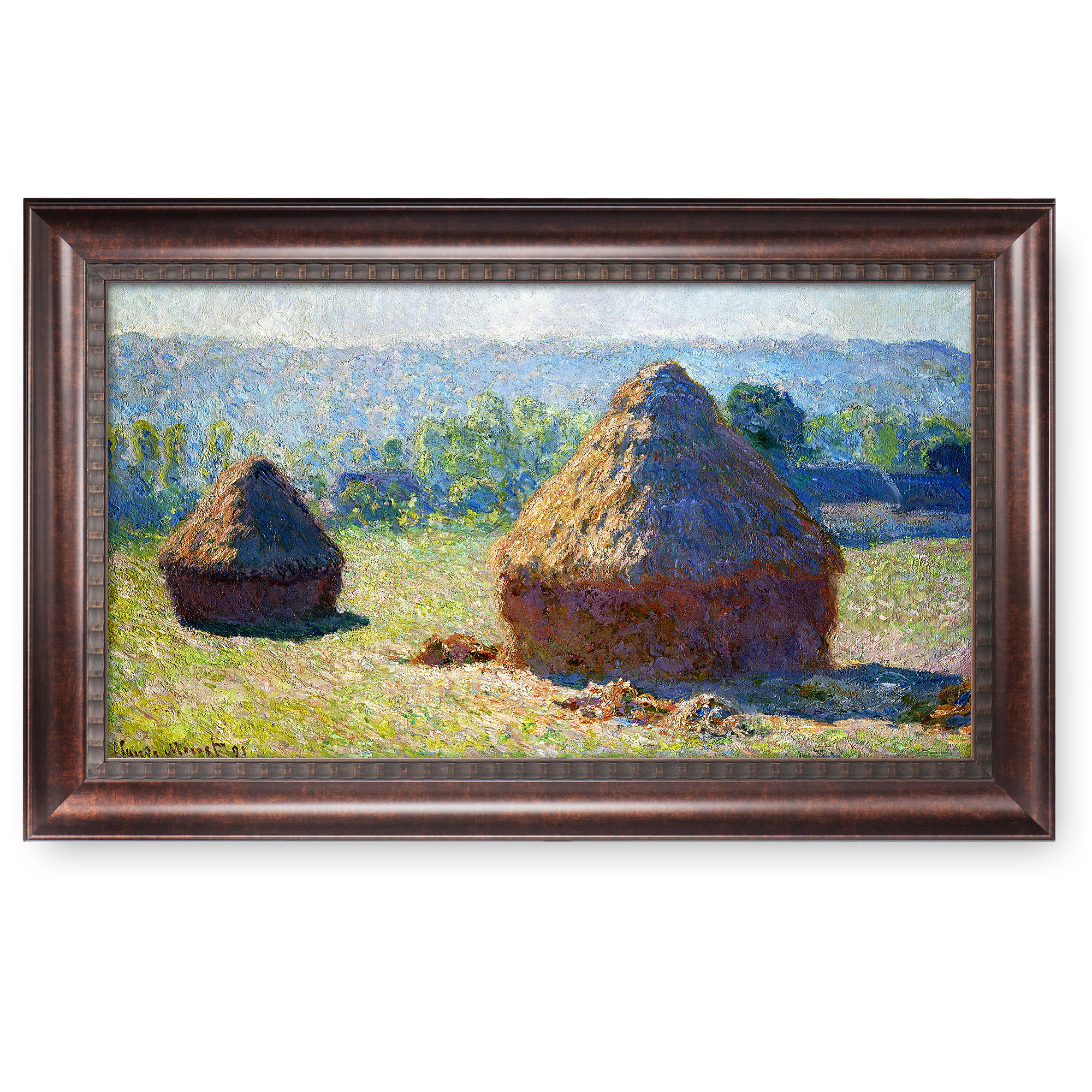A&T ARTWORK Haystacks end of Summer by Claude Monet The World Classic ...