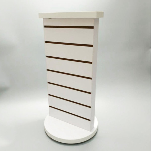 Rebrilliant 2-Sided Slatwall Counter Spinner Maple Display Rack Great ...