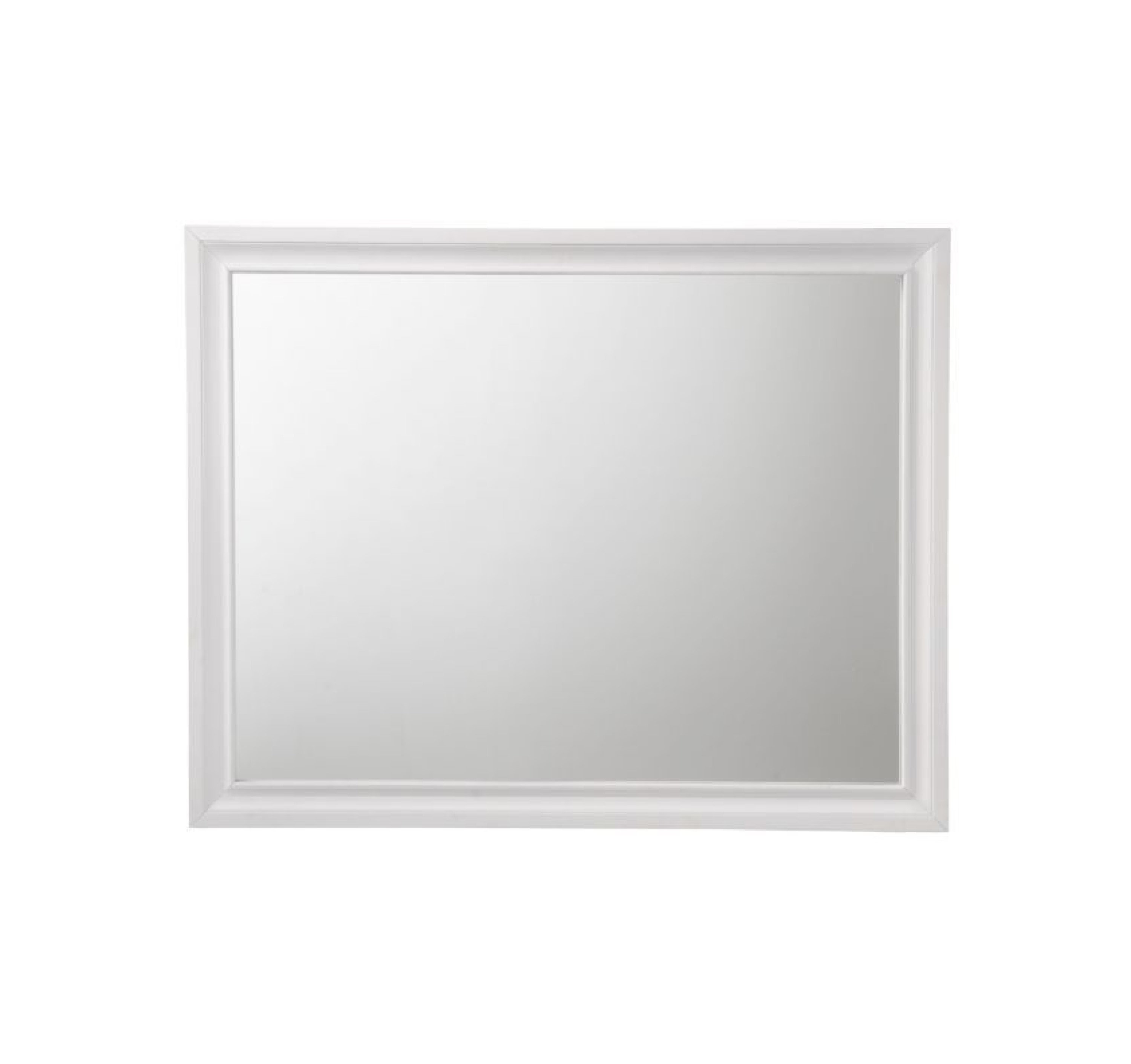 Rosdorf Park Klisha Solid + Manufactured Wood Rectangle Dresser Mirror ...