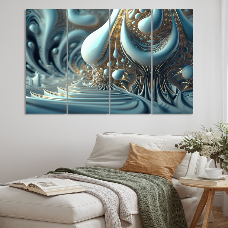 Wrought Studio Fractal Futuristic Architecture V - Fractals Wall Art ...