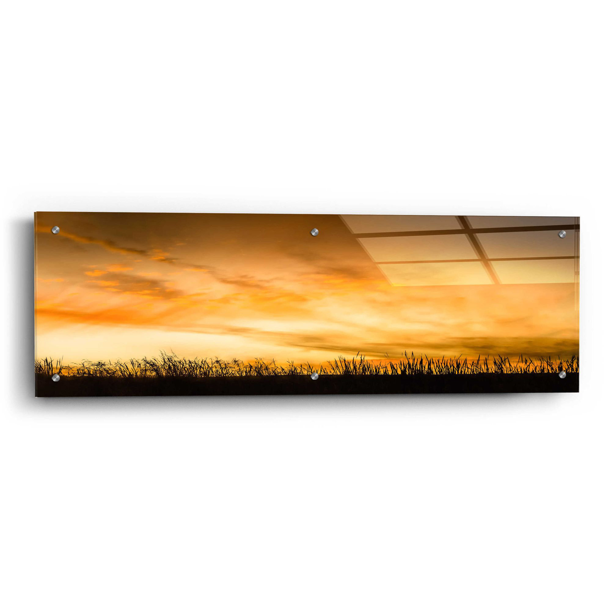 Latitude Run® 'Pastoral Sunrise' By Don Schwartz, Acrylic Glass Wall ...