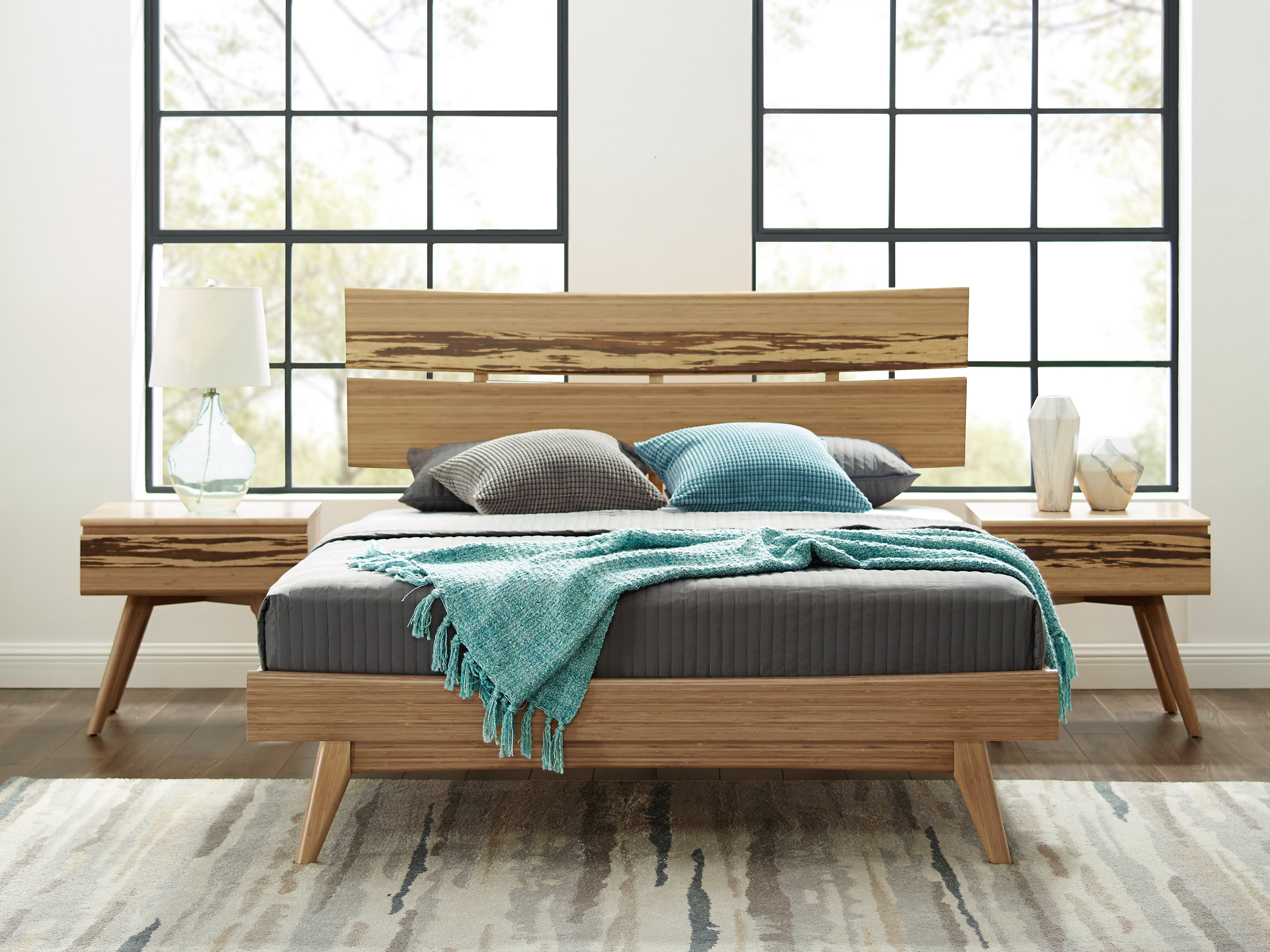 The Twillery Co.® Lucinda Lit plateforme en bois massif Anhua & Reviews ...