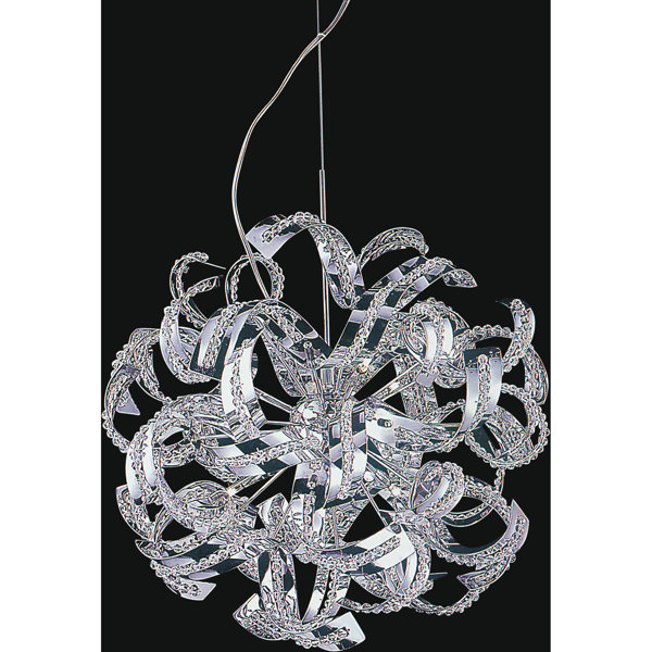 Wrought Studio™ Fritz 14 - Light Unique / Statement Globe Chandelier ...