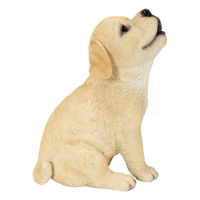 Hi-Line Gift Ltd. Howling Yellow Labrador puppy & Reviews | Wayfair