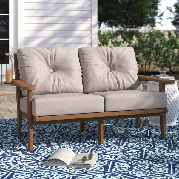 Sol 72 Outdoor™ Sol 72 Traditional Deep Seating Loveseat & Reviews ...