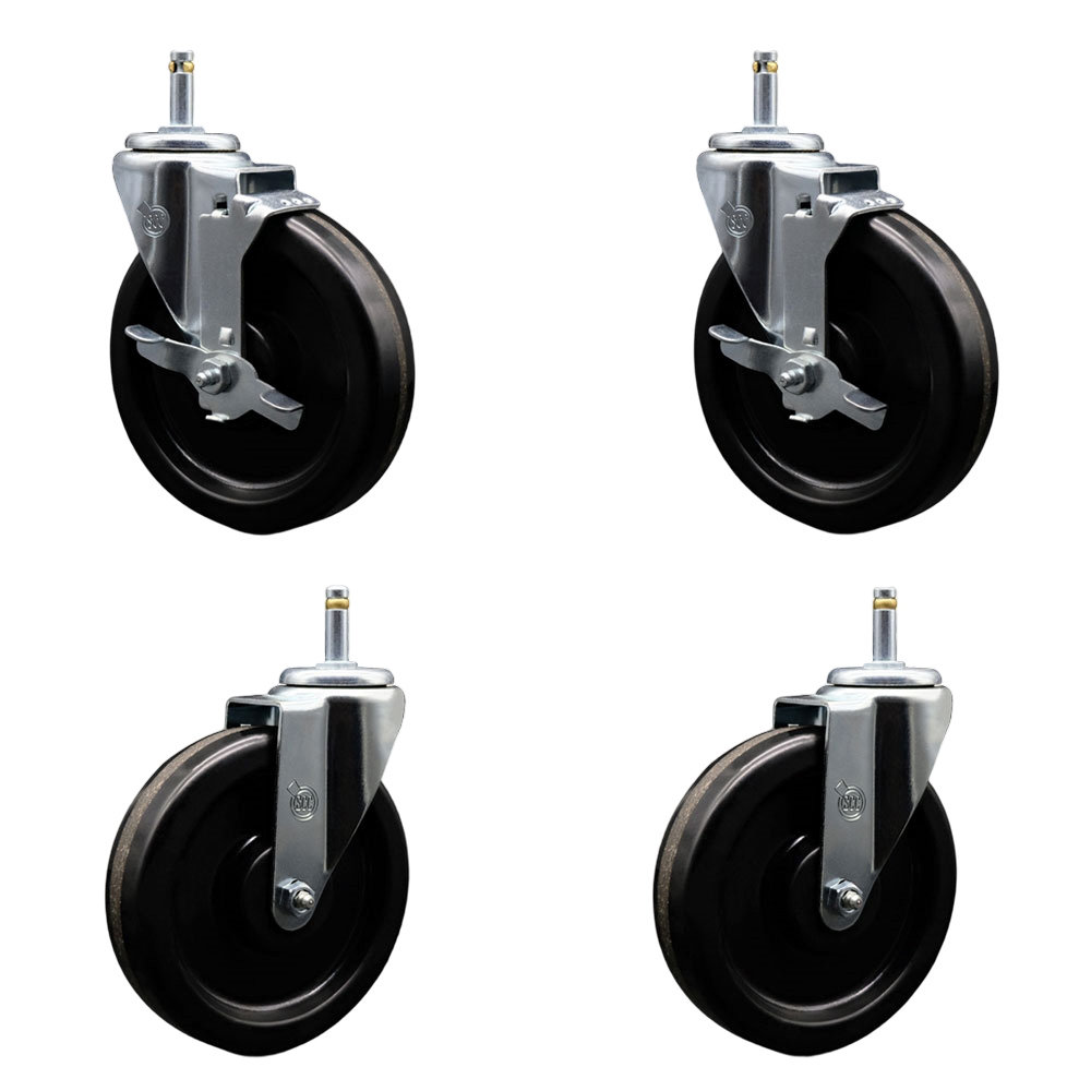 Service Caster Swivel Grip Ring Stem Caster | Wayfair
