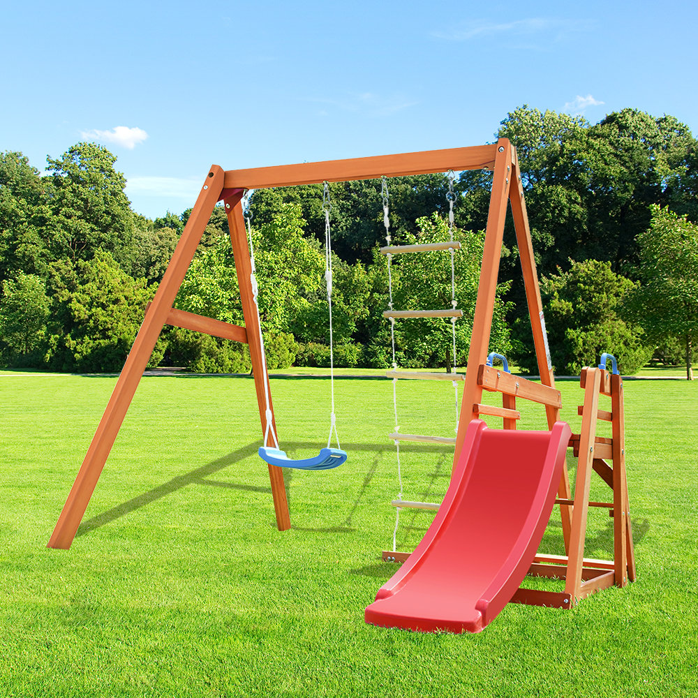 Vandia Swing Set with - Wayfair Canada