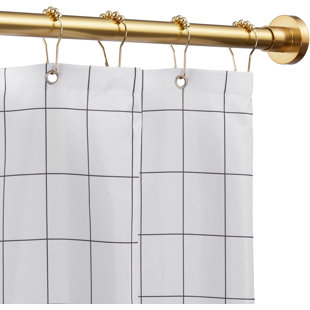 Straight Shower Curtain Rods You'll Love | Wayfair