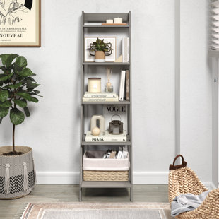 Gray Bookcases & Bookshelves You'll Love | Wayfair