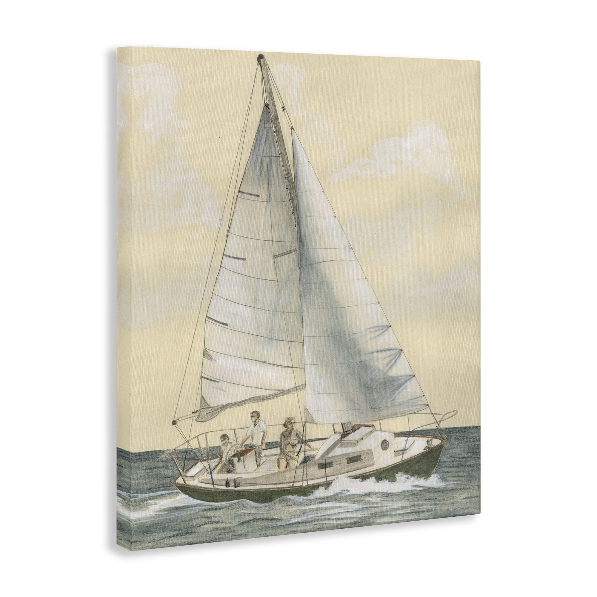 Breakwater Bay Family Sailing Trip Canvas Wall Art by Michael Willett ...