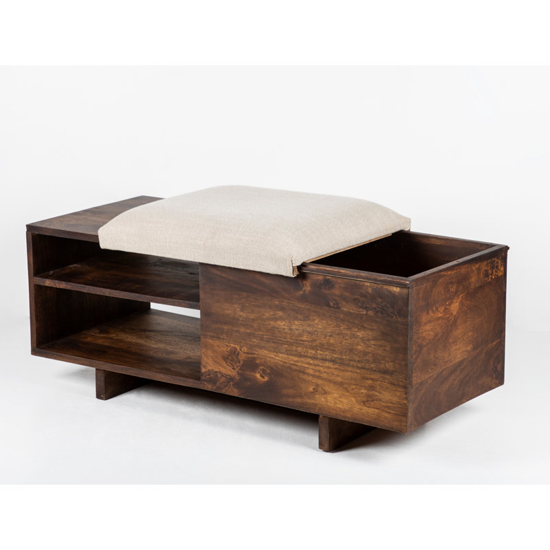 Latitude Run® Merrina Solid Wood Storage Bench | Wayfair