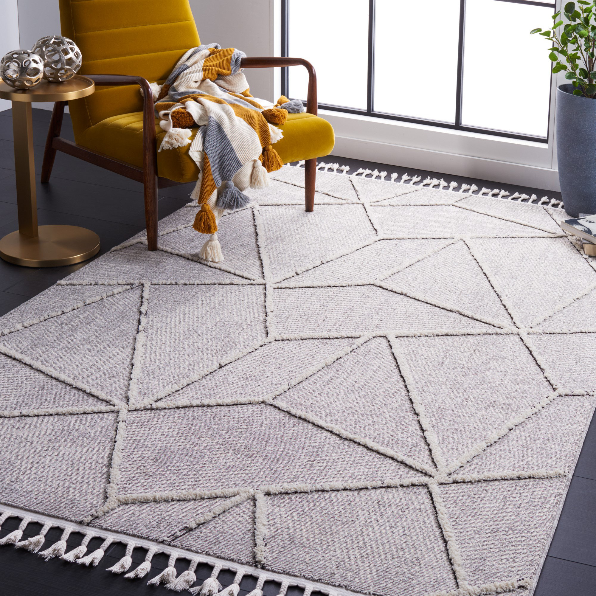 Foundry Select Shiflet Performance Abstract Rug | Wayfair