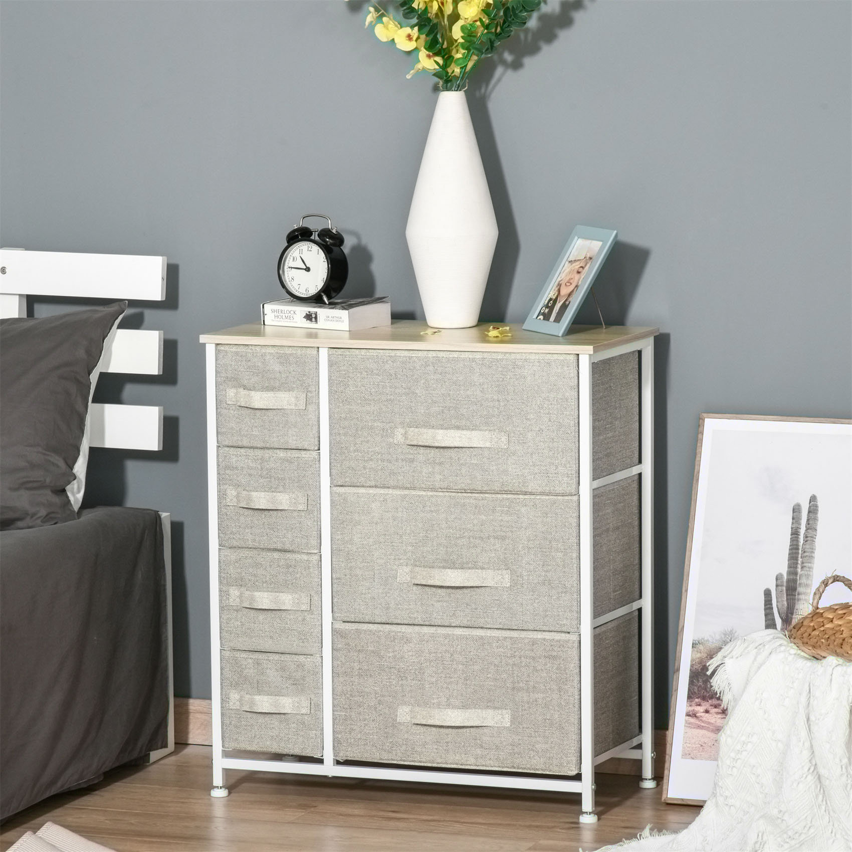 Ebern Designs 7-Drawer Dresser Storage Tower Cabinet Organizer Unit ...
