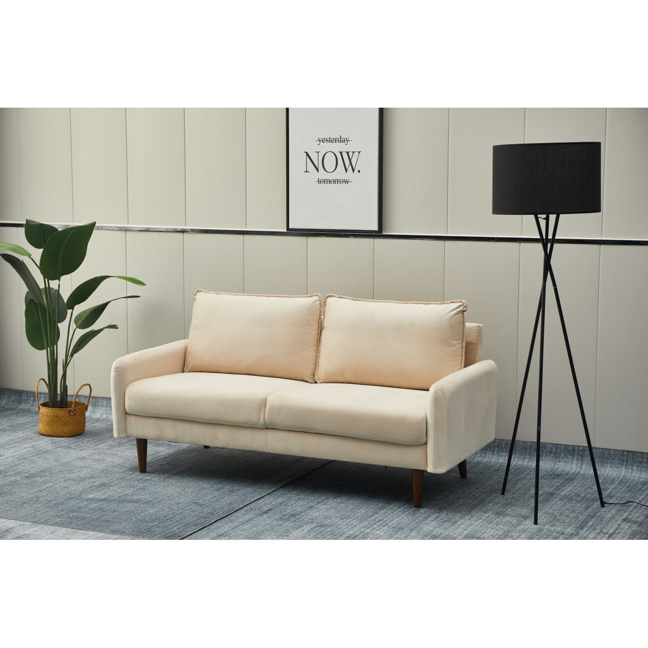 Hokku Designs Modern Sofa Upholstered Sofa, Accent Sofa | Wayfair