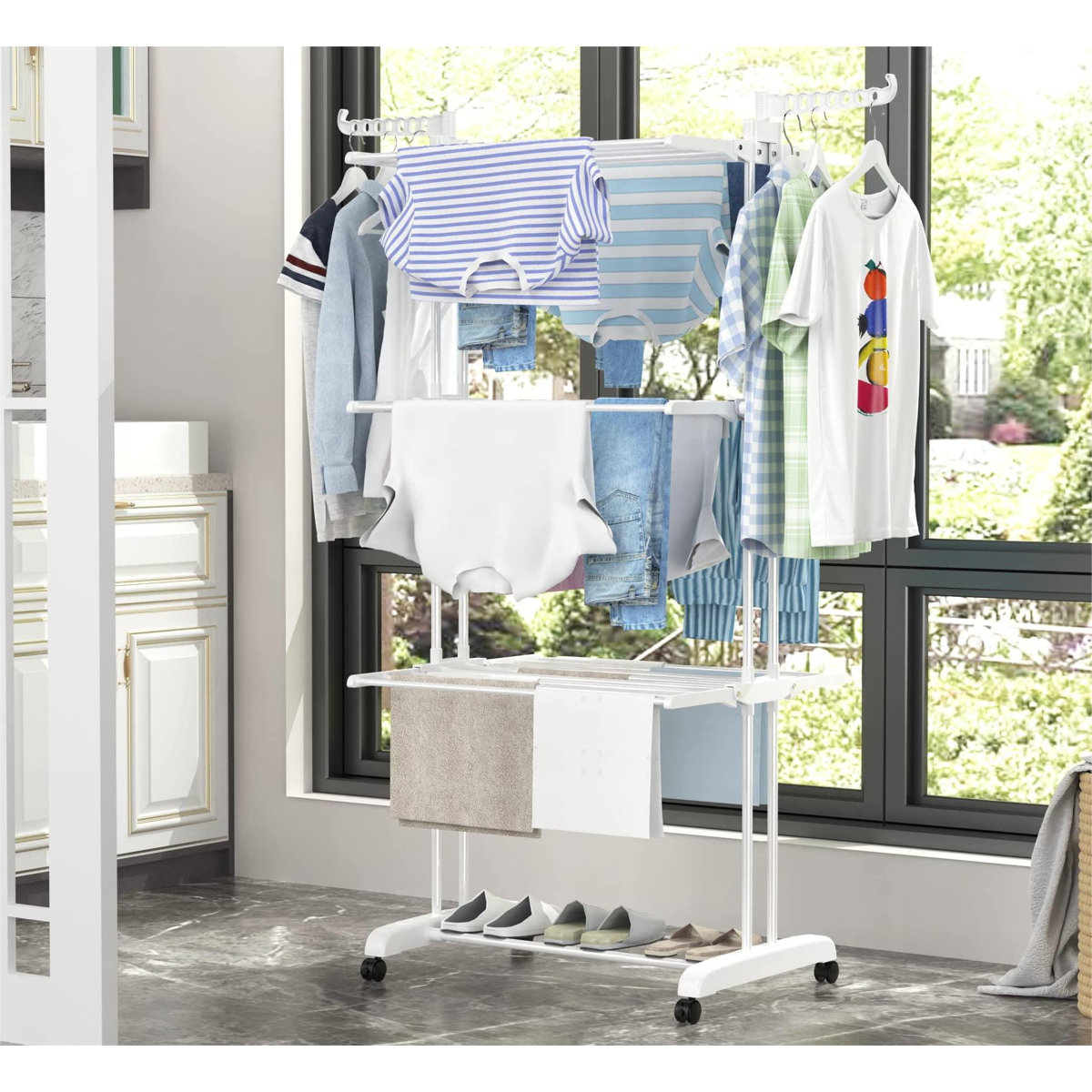 Rebrilliant Stainless Steel Standard Drying Rack | Wayfair