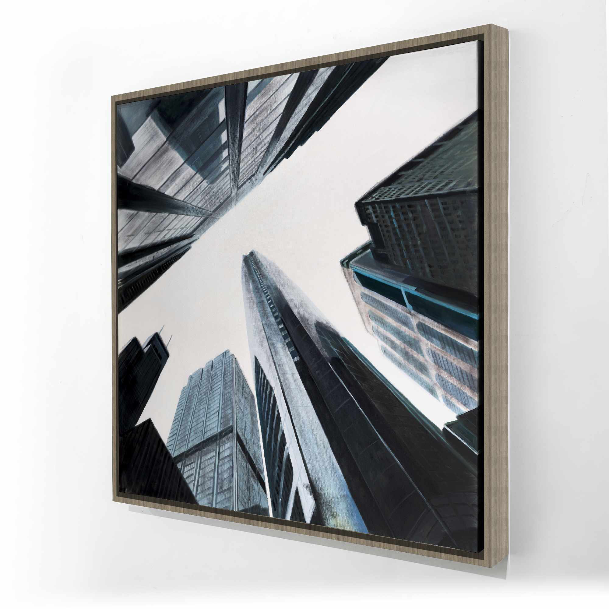 Lark Manor™ Perspective View of Skyscraper Canvas | City Building Art ...