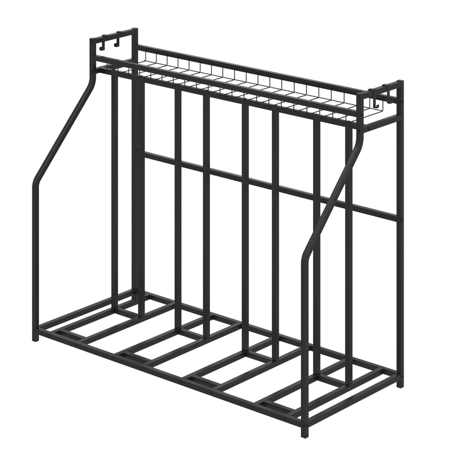 Latitude Run® Stand Bike Racks For Garage, 4 Bike Stand Rack With ...