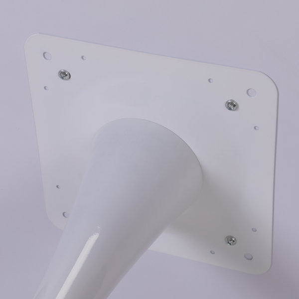 George Oliver Modern Square Dining Table, White Kitchen Table With ...