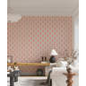 Latitude Run® Mid Century Modern Temporary Wallpaper - Retro Pink And ...