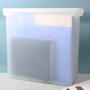 Sorbus Stationery File Box - Binder & Notebook Bin with Lid | Wayfair