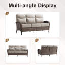 Lark Manor Alakai 6-Piece Outdoor Courtyard Wicker Family Conversation ...