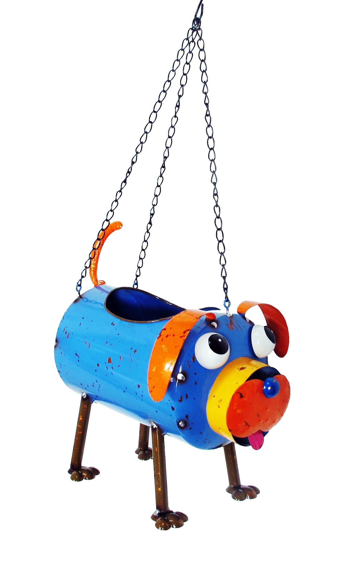 August Grove Fitts Metal Hanging Dog Planter - Wayfair Canada