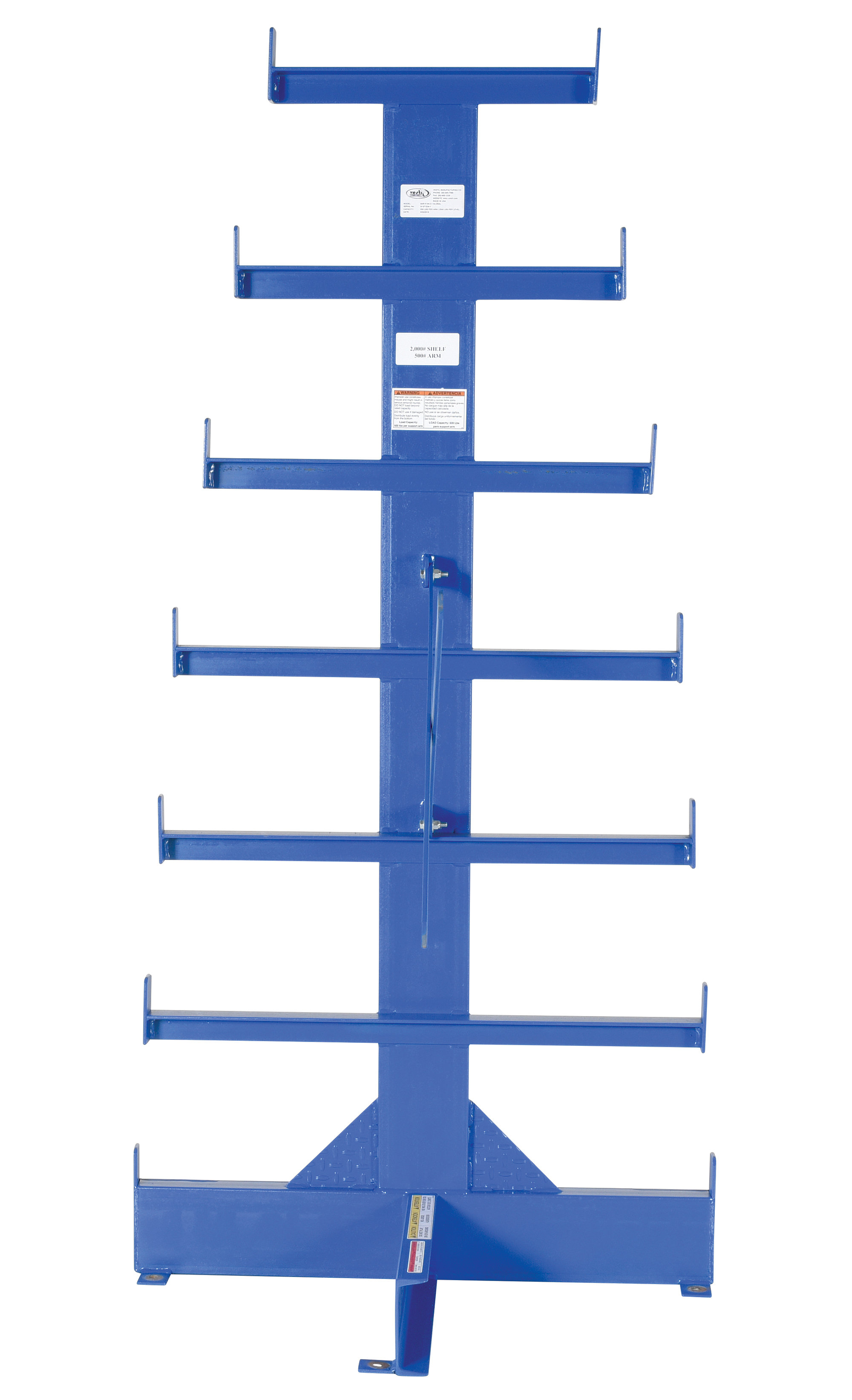 WFX Utility™ Coleshill 80.5" H x 62" W Add-on Double-Sided Rack | Wayfair