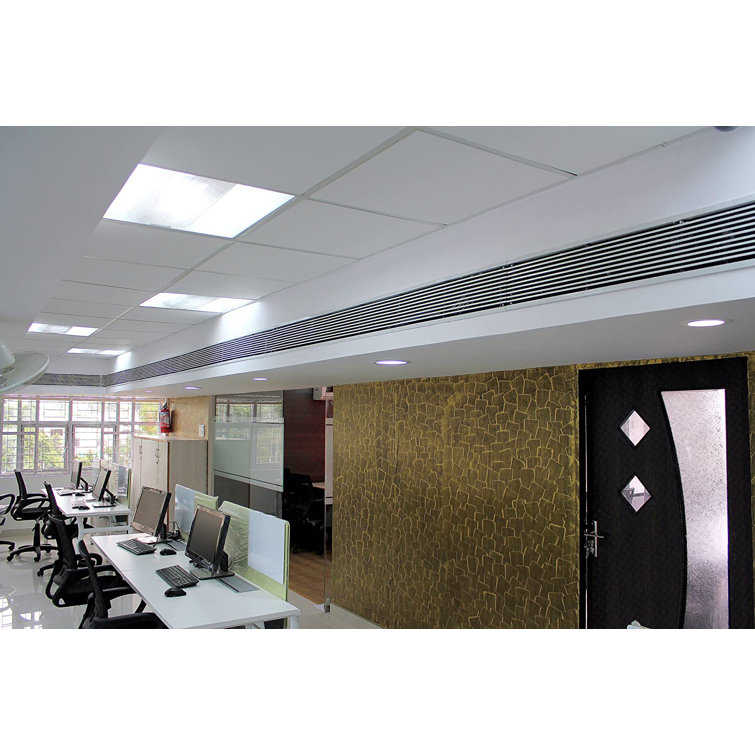 Light Blue USA 2x2 FT LED Troffer Panel Ceiling Light Fixture, Dimmable ...