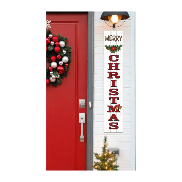 The Holiday Aisle® Donathon Merry Christmas Outdoor Sign | Wayfair