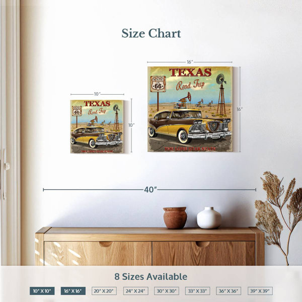 Ebern Designs Nicci Texas Road Trip - Wayfair Canada