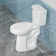 SUPERFLO 21" Extra Tall Toilet| Elongated Two Piece Toilet with ...