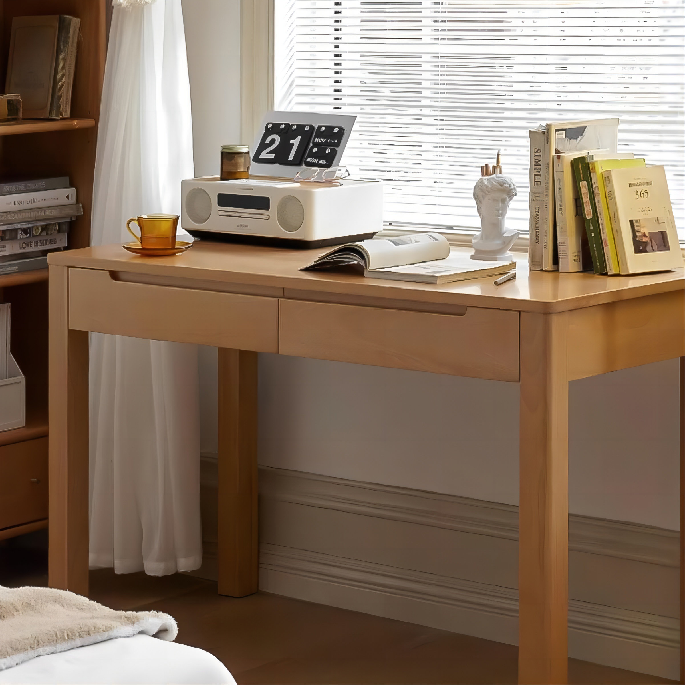 Latitude Run® Mehvish Rectangle Writing Desk | Wayfair