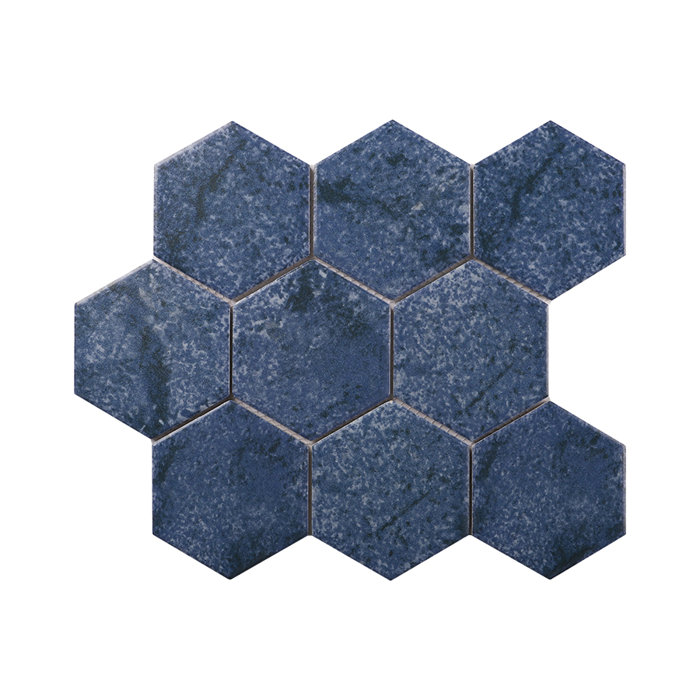 WS Tiles Perfection 4“ x 4" Porcelain Honeycomb Mosaic Wall & Floor ...