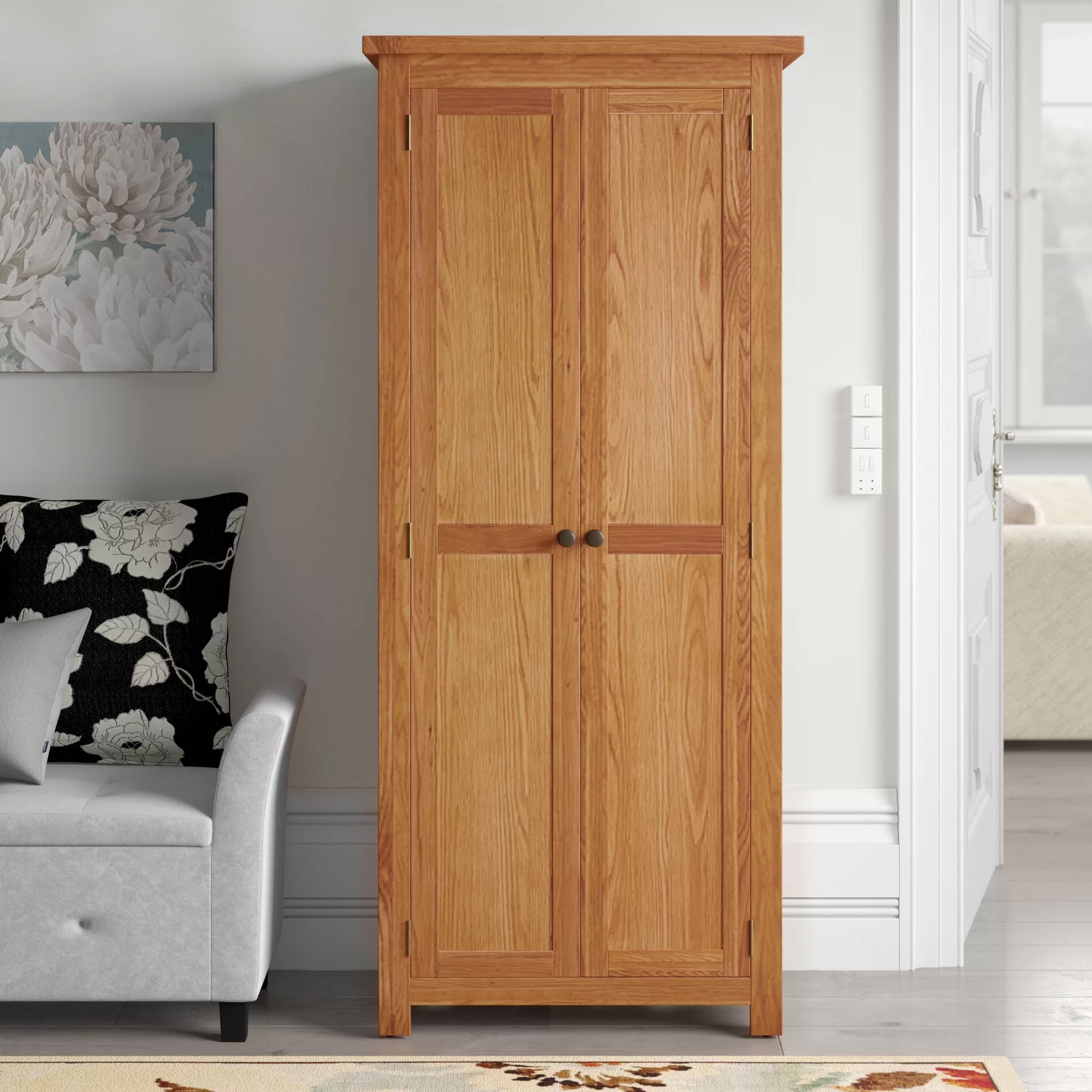 August Grove 2 Door Wardrobe | Wayfair.ie