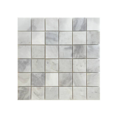 Direct Stone Source 2" x 2" Marble Grid Mosaic Wall & Floor Tile | Wayfair