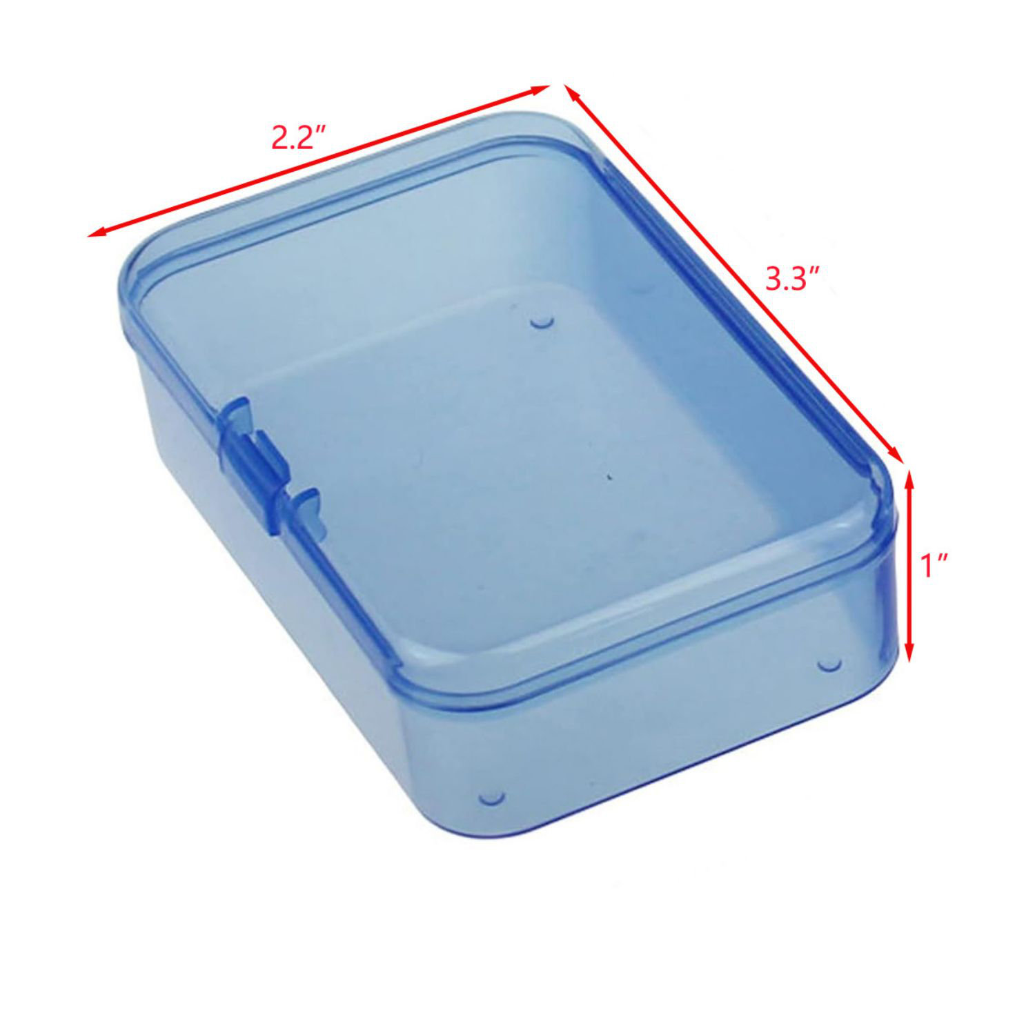 Rebrilliant 12 Pieces Rectangular Plastic Boxes Empty Storage Organizer ...