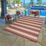 Latitude Run® Striped Rug & Reviews | Wayfair