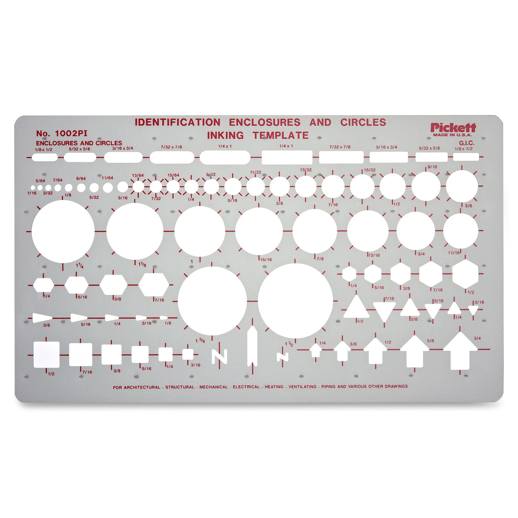 Higgins Chartpak® Circle and ID Template Educational Tool - Wayfair Canada