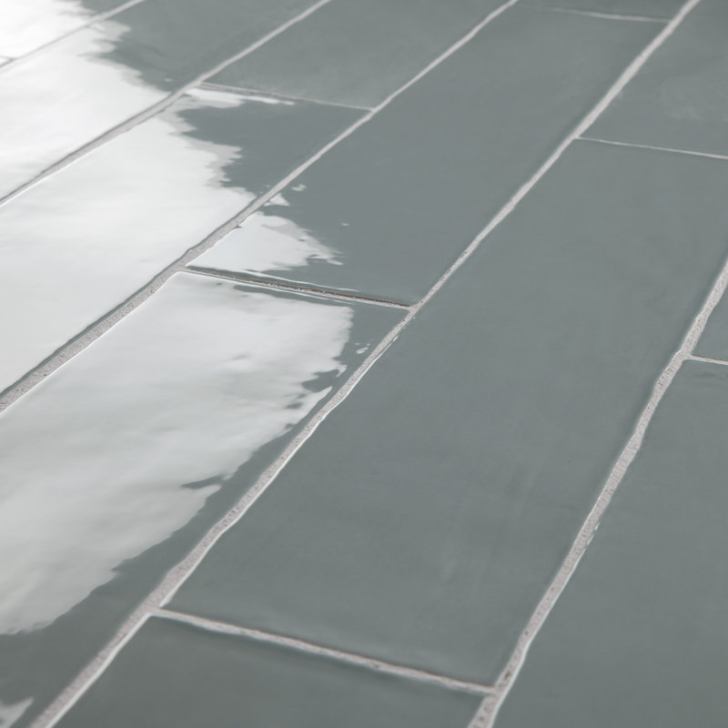 Merola Tile Chester Series 3" x 12" Subway Tile in Aqua & Reviews ...