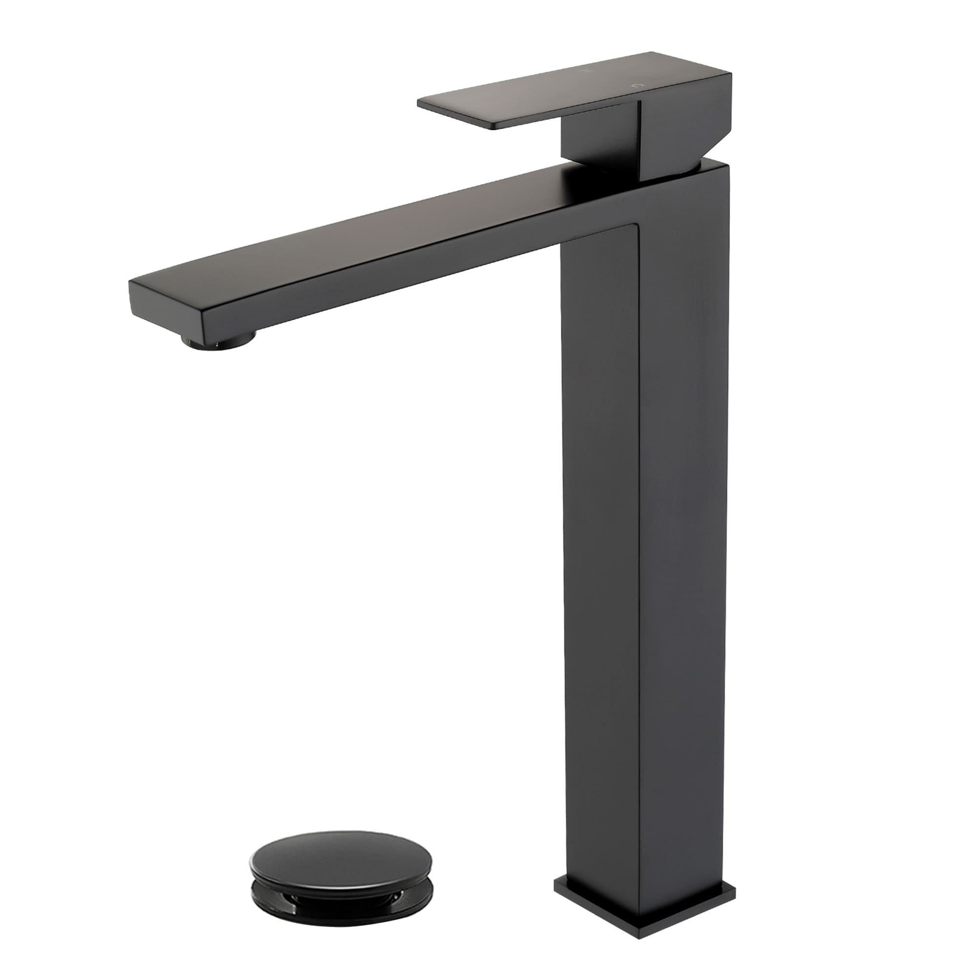 KIKO HOME Single Hole Bathroom Vessel Faucet With Pop-Up Drain Assembly ...
