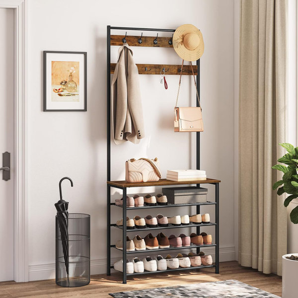 Williston Forge Bhagipuri Freestanding 9 - Hook Coat Rack | Wayfair.co.uk