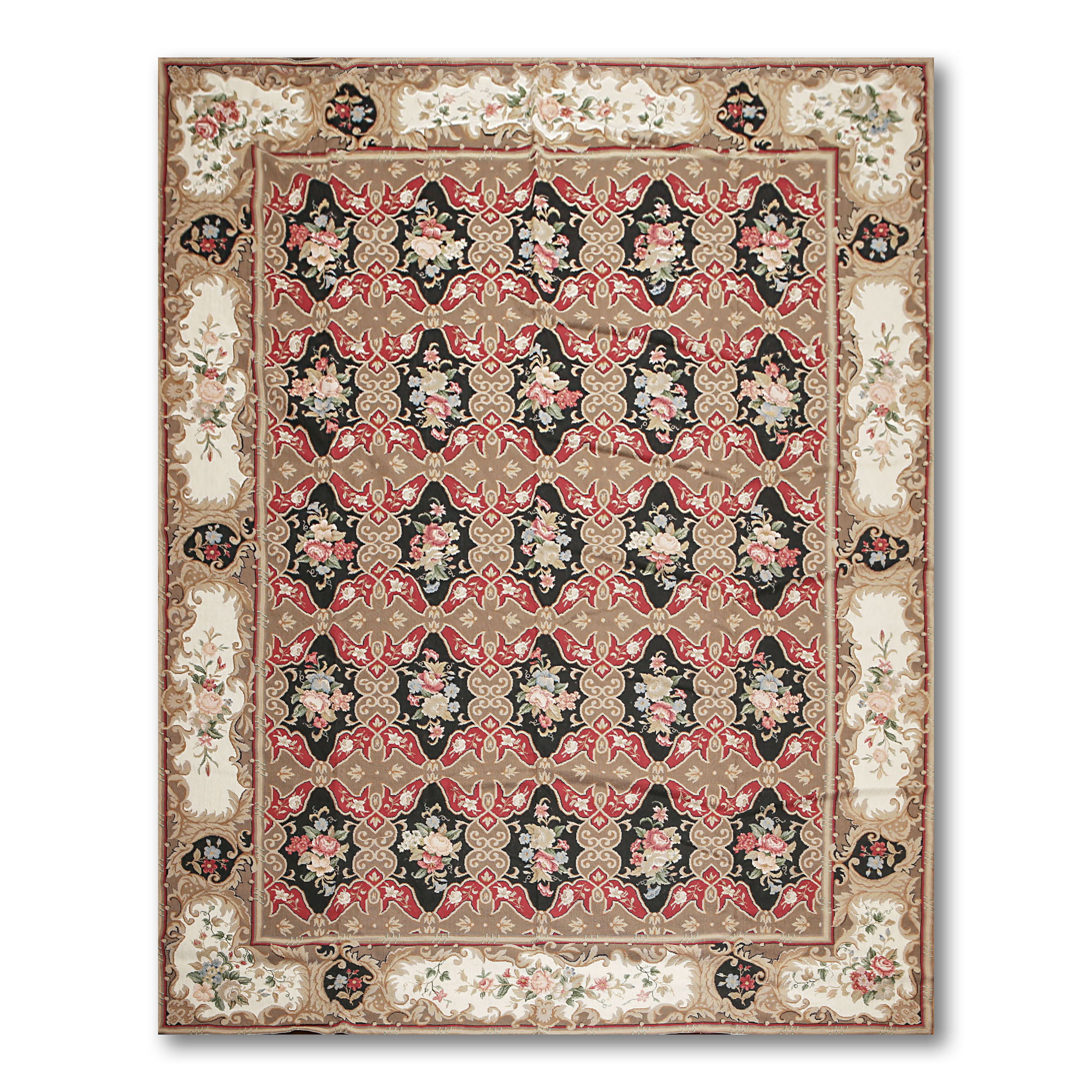 Astoria Grand 8'10x11'10 Brown Rust Black, Ivory, Rose, Blue, Multi ...